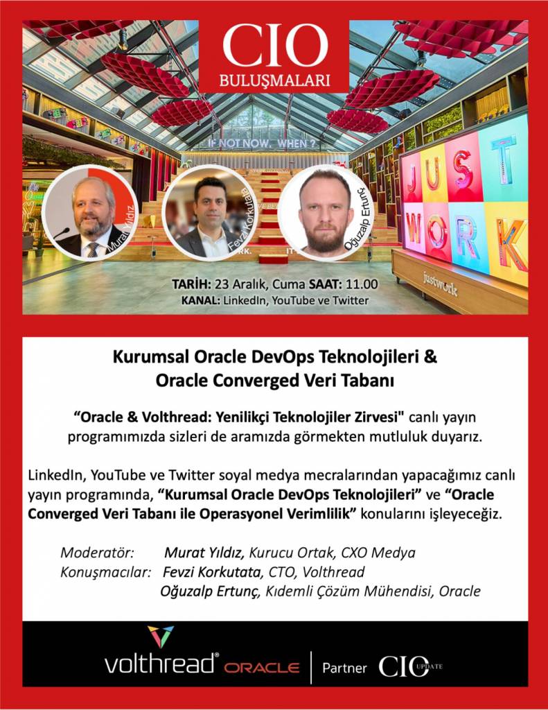 Kurumsal Oracle DevOps Teknolojileri & Oracle Converged Veri Tabanı – M ...